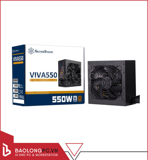 Nguồn Máy Tính SilverStone VIVA 550 550W 80 Plus Bronze
