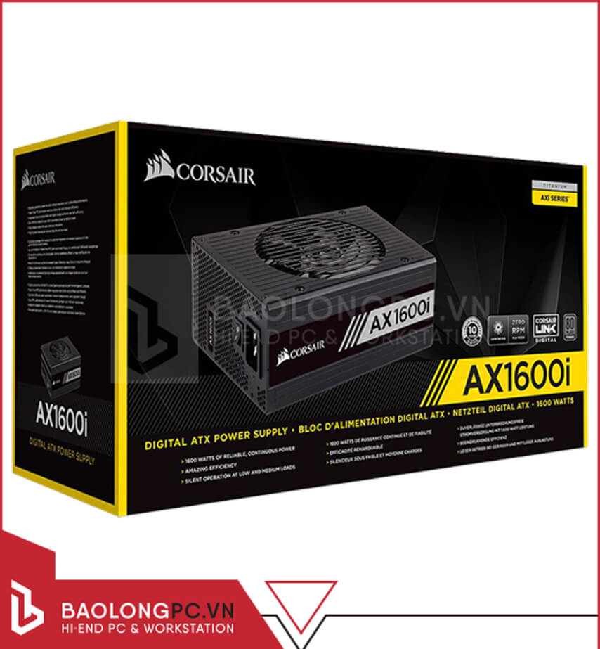 Nguồn Máy Tính Corsair AX1600I 1600W 80 Plus Titanium